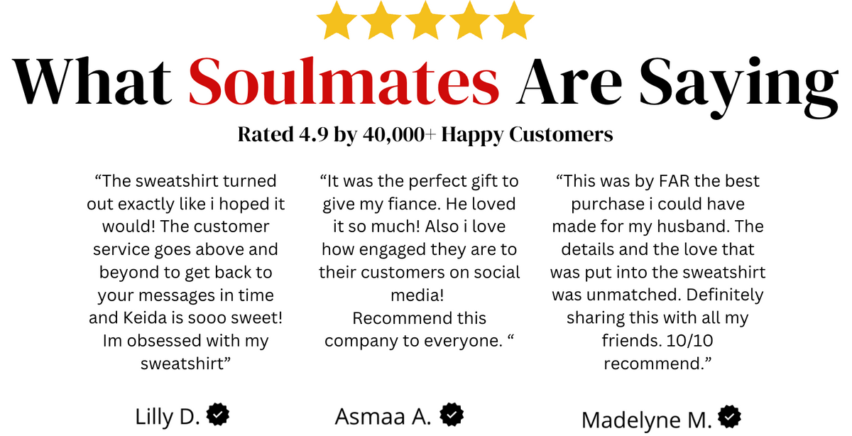 Soulmate Customs - Custom Embroidery And Personalized Gifts